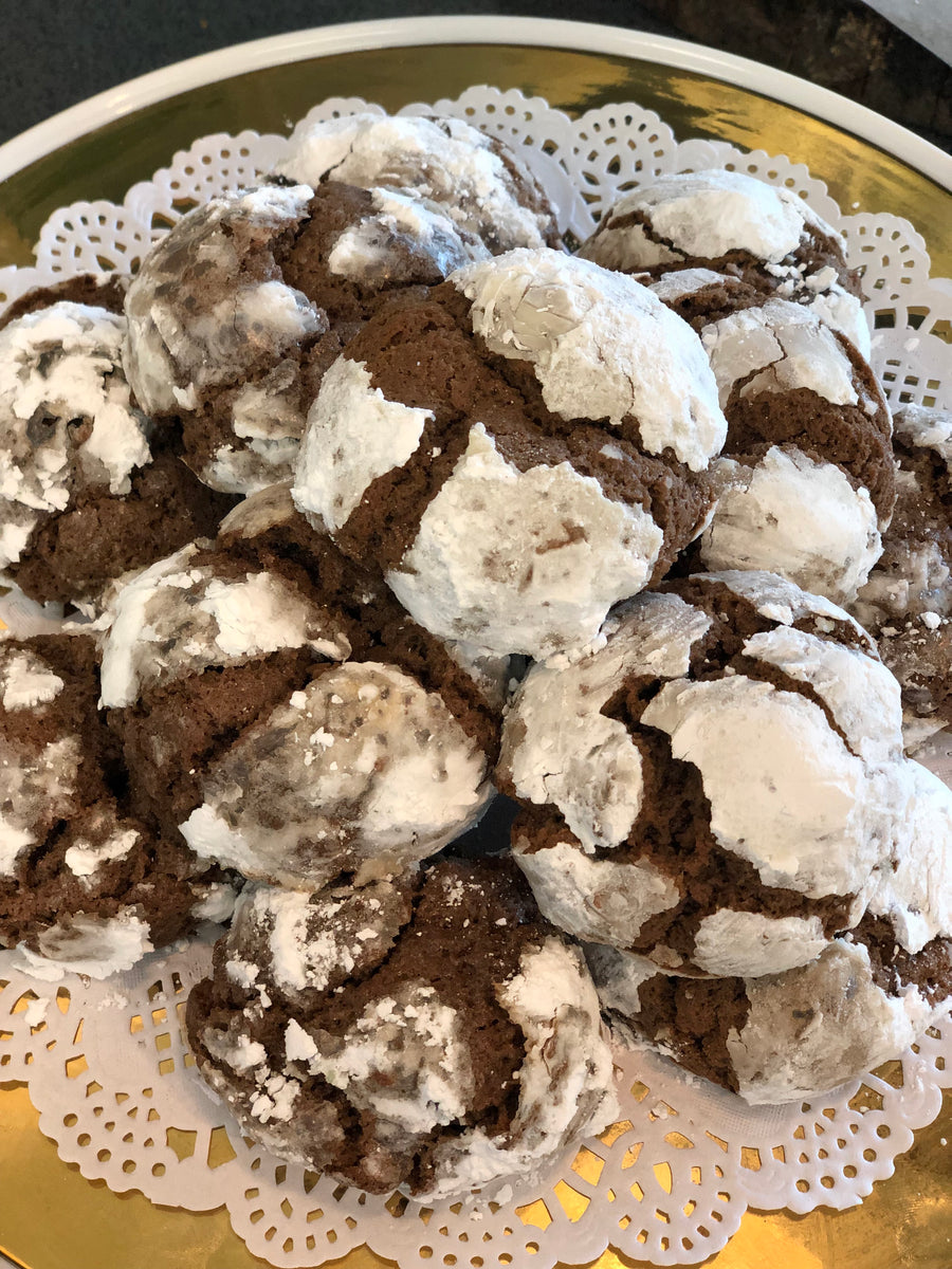 Chocolate Fudge Crinkle Box (1 Dozen) – Kape Republik